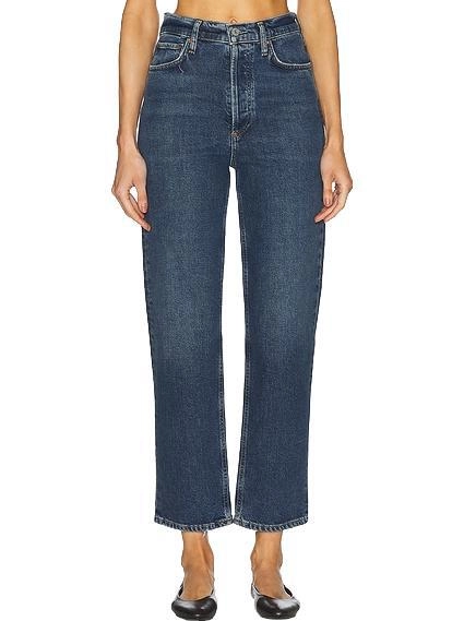 AGOLDE 90's Pinch Waist Crop Jeans - Solace