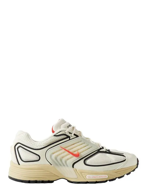 Nike Air Pegasus Wave Mesh, Faux Leather And Rubber Sneakers - Neutrals