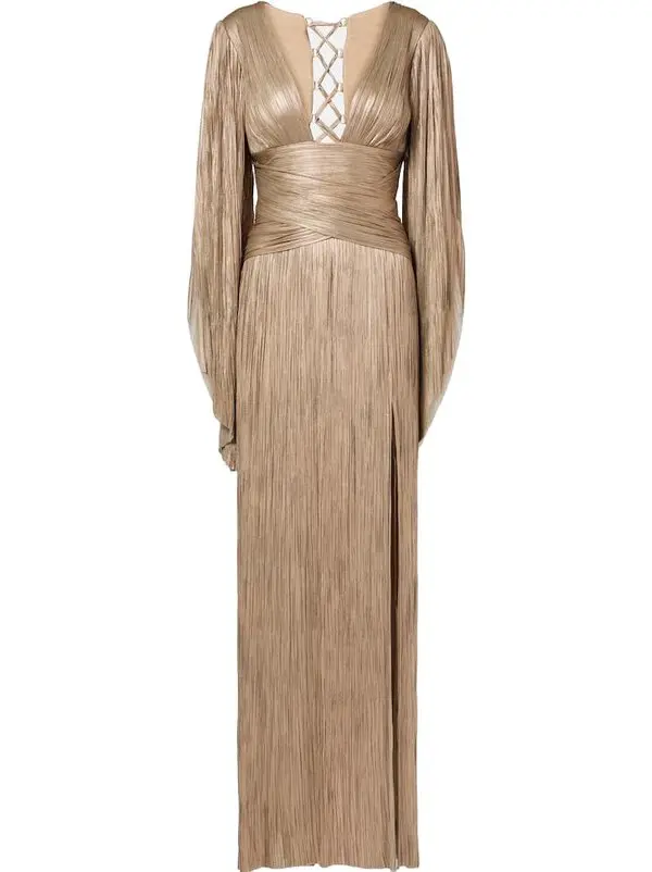MARIA LUCIA HOHAN Alana Gown - Metallic