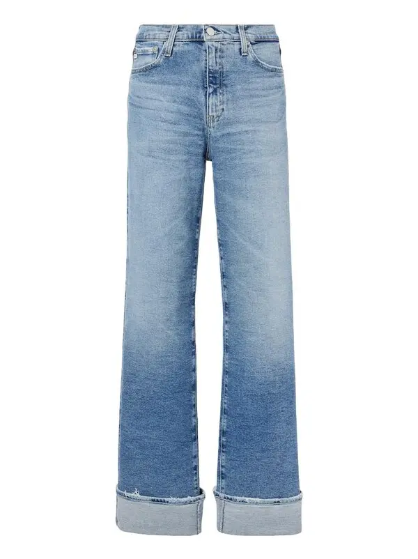 Ag Kora High-rise Wide-leg Jeans - Blue
