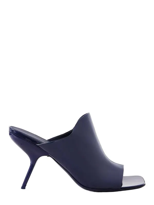 FERRAGAMO Era Patent-leather Mules - Blue