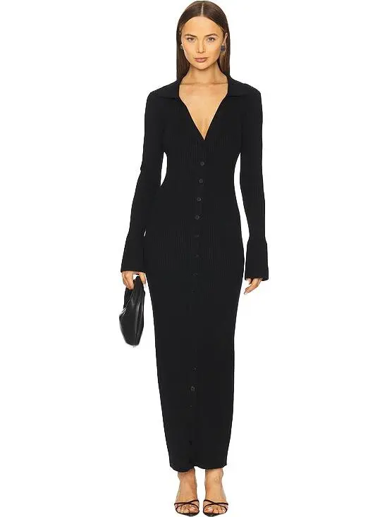 SNDYS. Carol Maxi Dress - Black