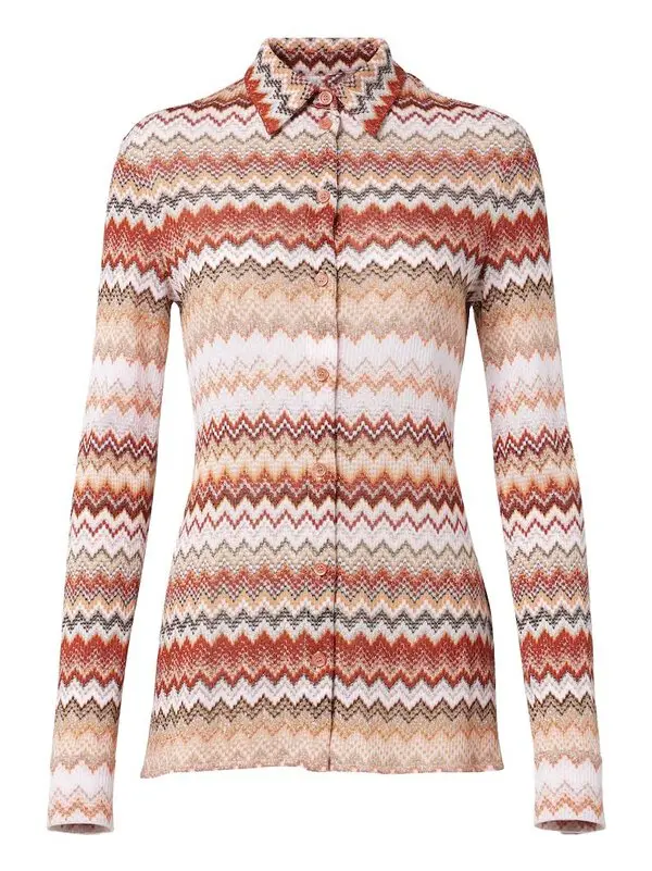 Missoni Zigzag Lame Shirt - Multicoloured