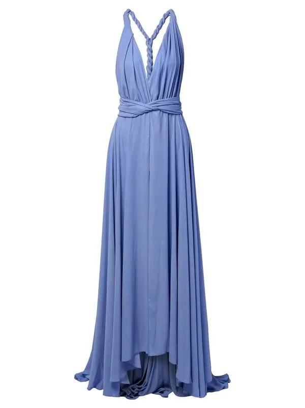 Nervi Wanda Belted Gown - Blue
