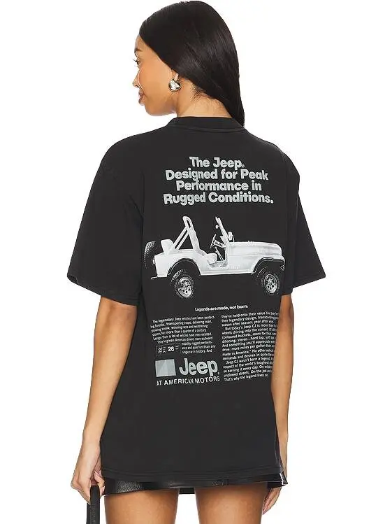 PHILCOS Jeep Legends Are Made, Not Born Boxy Tee In . Also - Black