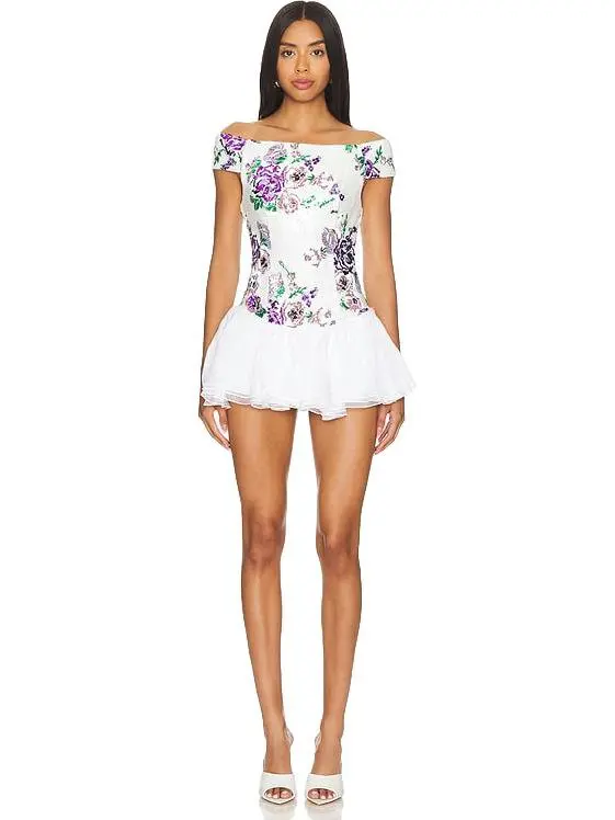 KIM SHUI Sequin Mini Dress - Multi