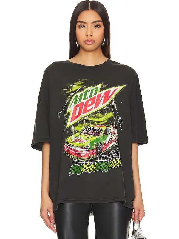 PHILCOS Mountain Dew Racing Oversized Tee - Black