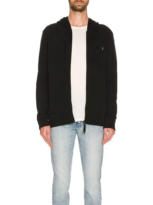ALLSAINTS Raven Full Zip Hoody - Black