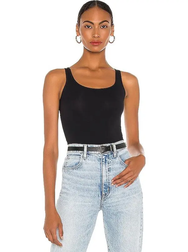 Theory Len Tubular Tank - Black
