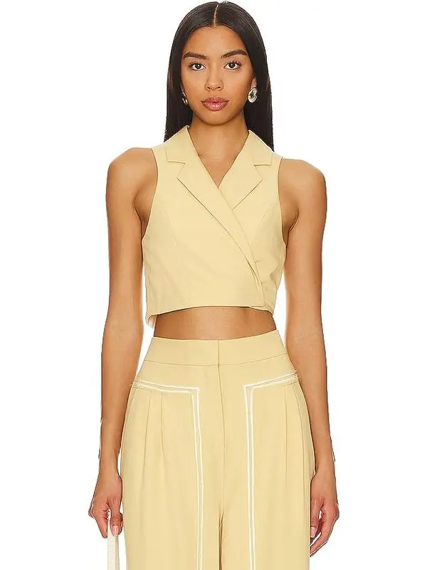 OSIS STUDIO Rachel Vest In . Also - Beige