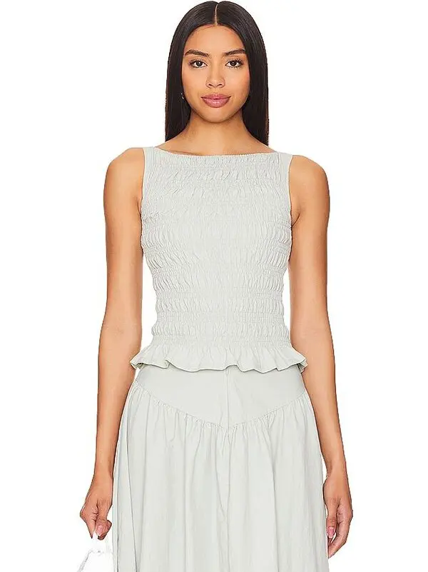 PEACHY DEN Deba Top - Mint