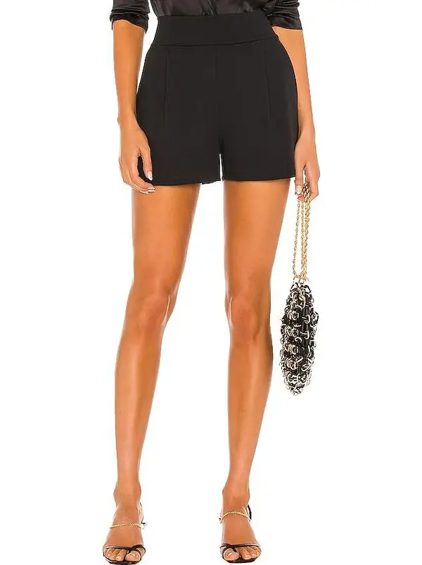 Susana Monaco Tailored Ponte Jersey Knit Shorts - Black