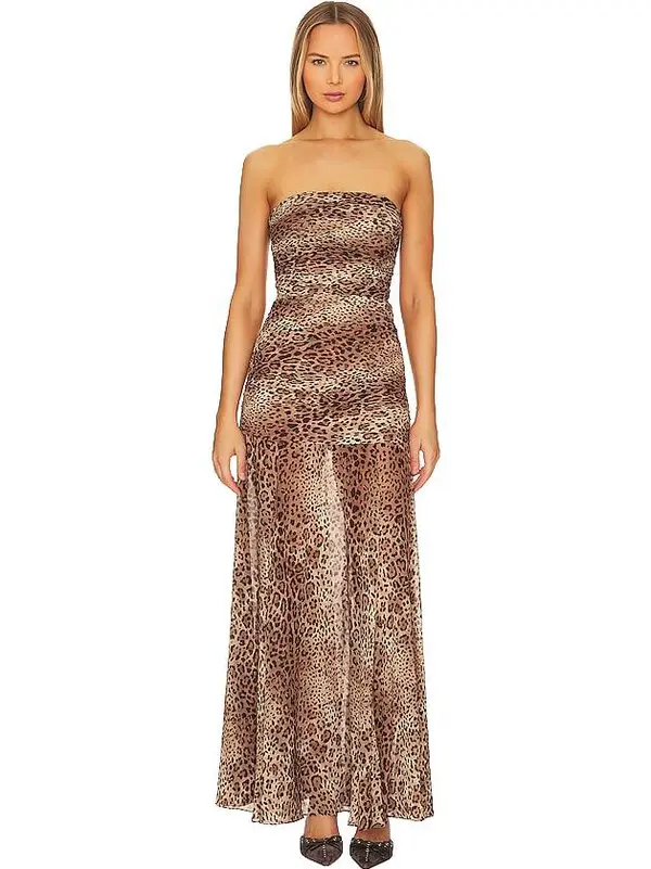 House Of Harlow 1960 X Revolve Imani Maxi Dress - Brown