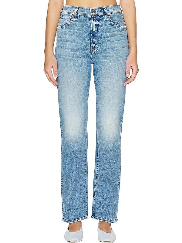 MOTHER The Ditcher Zip Flood Jeans In . Also - Denim-light