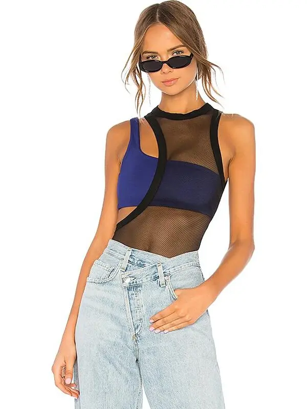 H:OURS Sutra Bodysuit - Blue