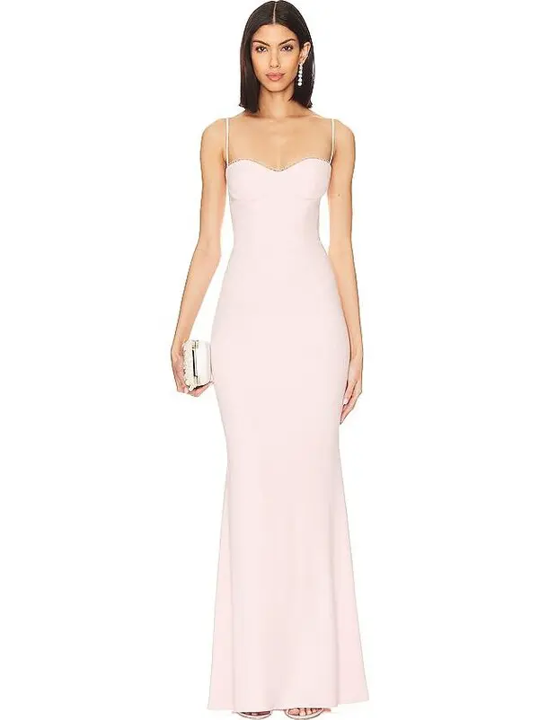 Katie May Yasmin Gown In . Also - Blush