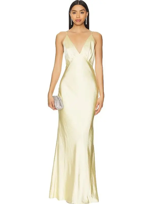 LOVERS AND FRIENDS Alani Gown - Yellow