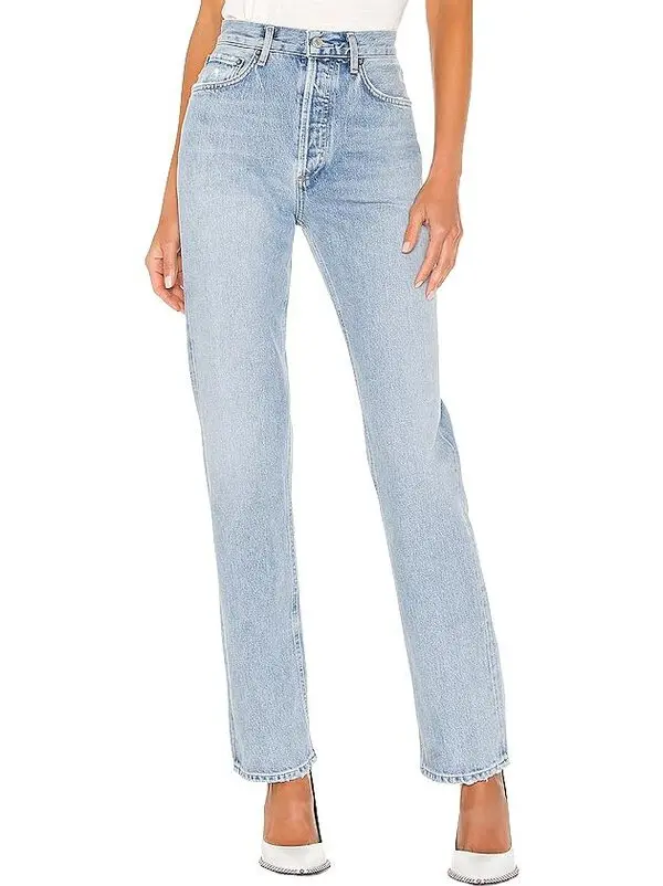 AGOLDE Lana Straight Jeans - Denim-light