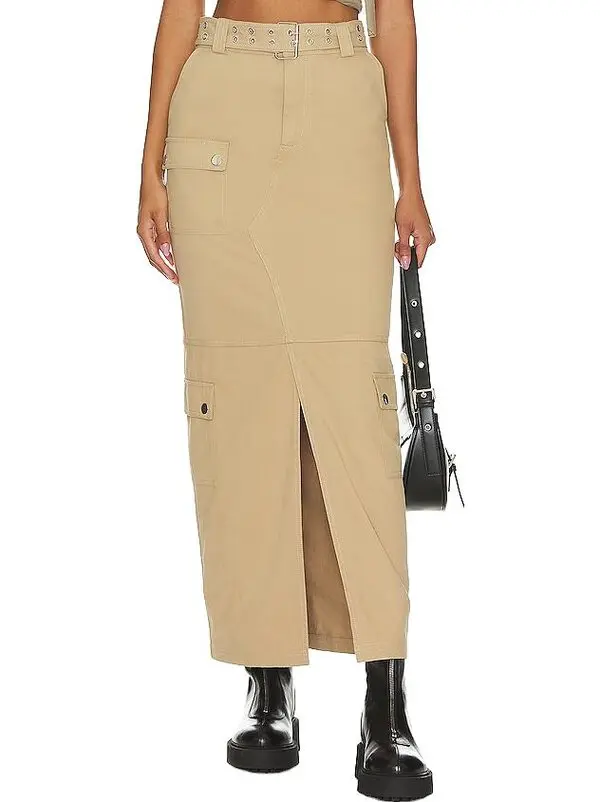 LOVERS AND FRIENDS Remy Maxi Skirt - Taupe