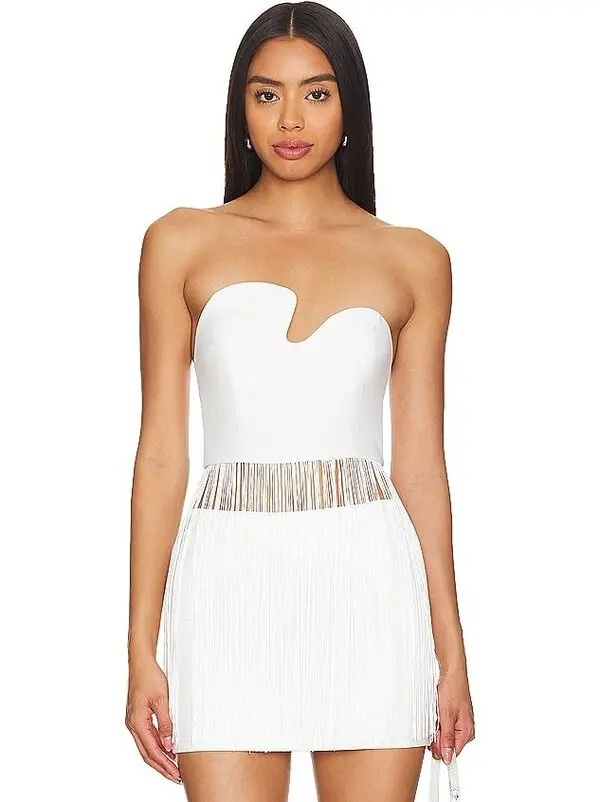 Amanda Uprichard X Revolve Puzzle Strapless Top - Ivory