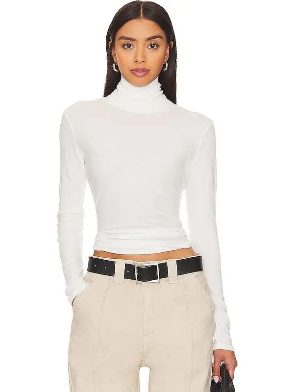 Lamade Roosevelt Turtleneck Tee - Ivory