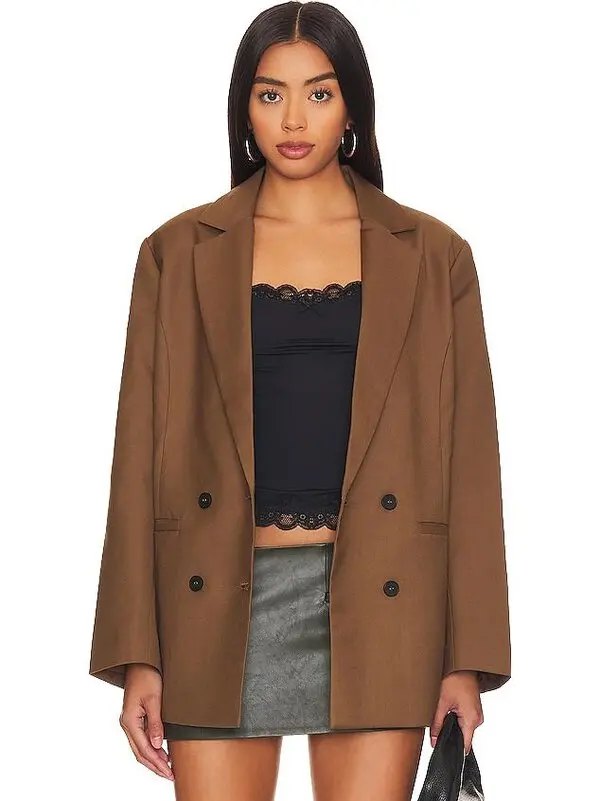 Lioness Wyoming Blazer In . Also - Chocolate