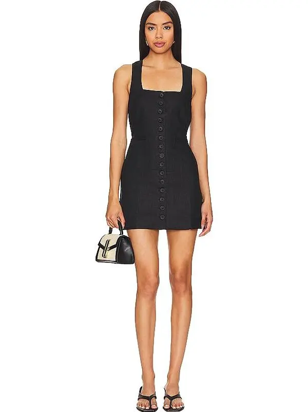 Faithfull The Brand Marinia Mini Dress - Black