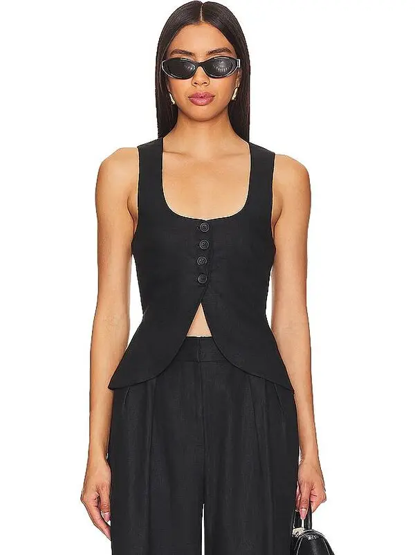 Faithfull The Brand Stanze Vest - Black