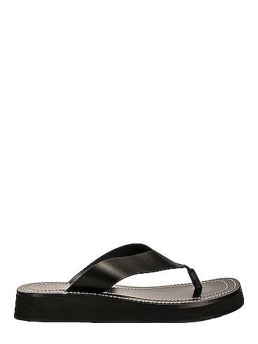 THE ROW Ginza Sandal - Black