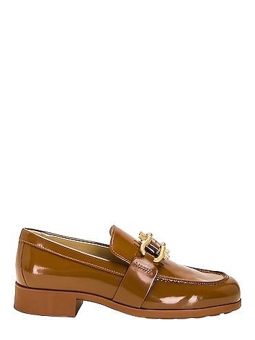 Bottega Veneta Madame Loafers - Cognac