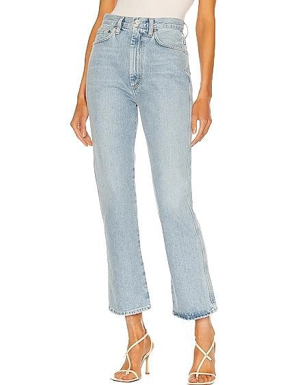 AGOLDE Pinch Waist High Rise Kick Jeans - Riptide