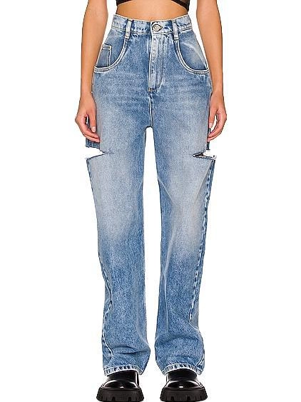 MAISON MARGIELA 5 Pocket Side Slit Jeans - Denim