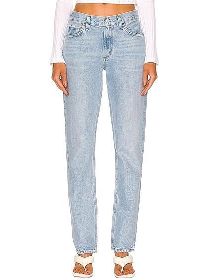 AGOLDE Lyle Low Rise Slim Jeans - Switch