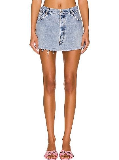 EB DENIM Vintage Mini Skirt - Light