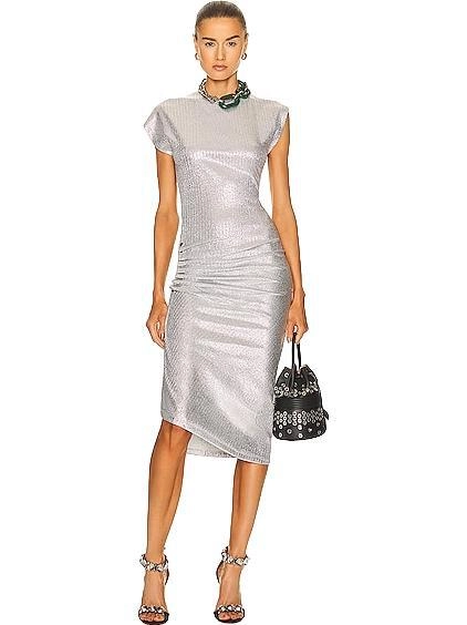 Rabanne Midi Dress - Silver
