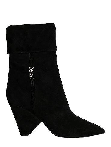 Saint Laurent Liz 85 Boots - Nero