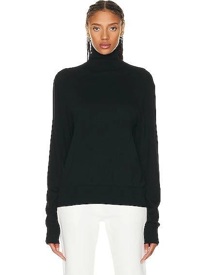 THE ROW Davos Sweater - Black