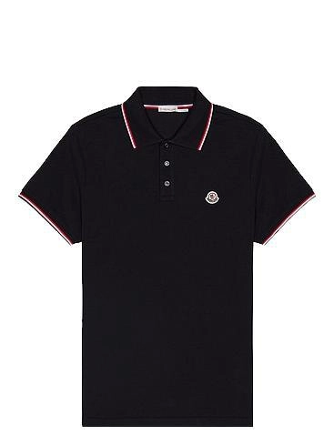 Moncler Short Sleeve Polo - Navy