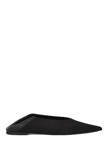 Saint Laurent Carolyn Flat Slipper - Noir