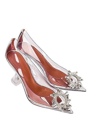 Amina Muaddi Begum Pvc Pump - Transparent
