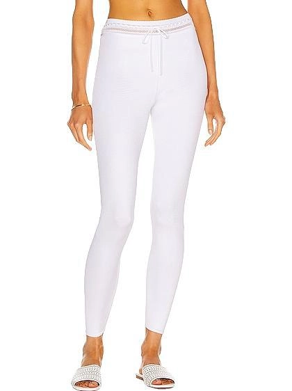 Alaïa Edition 1993 The Lace Knit Leggings - Blanc