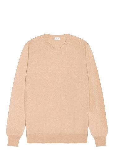 GHIAIA Cashmere Crewneck - Camel