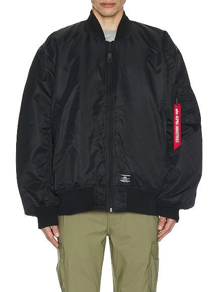 Alpha Industries Ma-1 Blood Chit Flight Jacket Gen Ii - Black