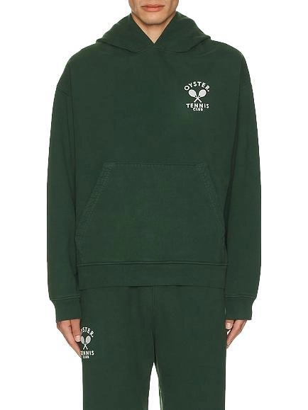OYSTER Tennis Club Pullover Hoodie - Green