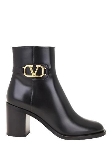 Valentino Garavani V Logo Signature Bootie - Nero