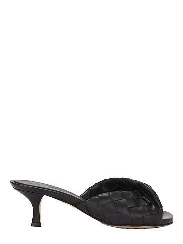 Bottega Veneta Intrecciato Blink Sandal - Black