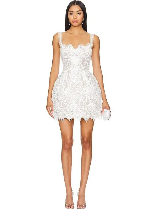 BRONX BANCO Colette Mini Dress - White