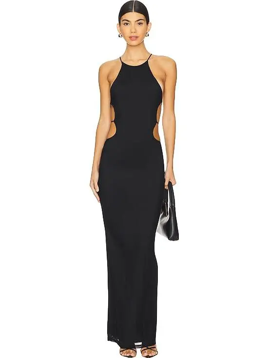Superdown Rue Maxi Dress In . Also - Black