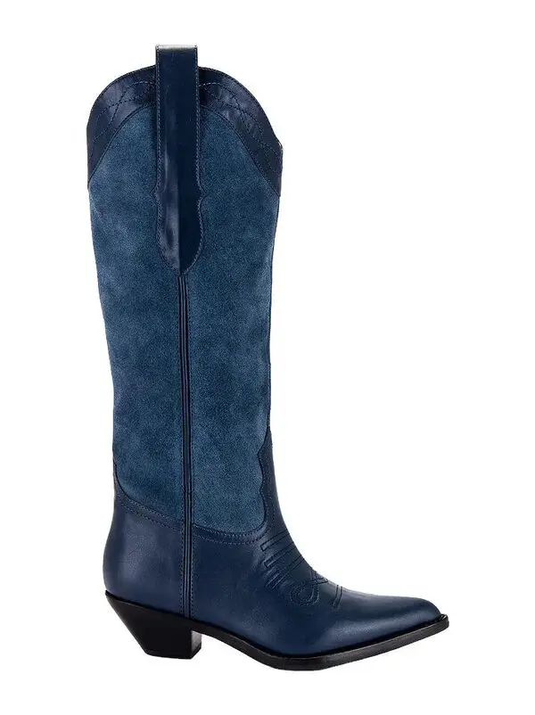 Raye Cody Mid Calf Boots - Blue