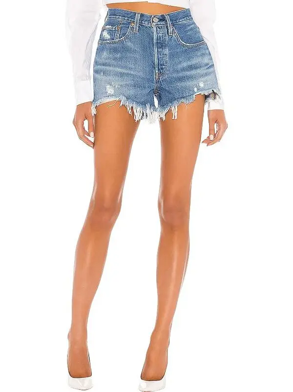 LEVI'S 501 Original Short In . Also - Denim-medium